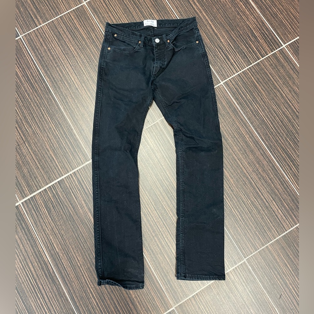 Acne Studios Black Denim Jeans - Gem